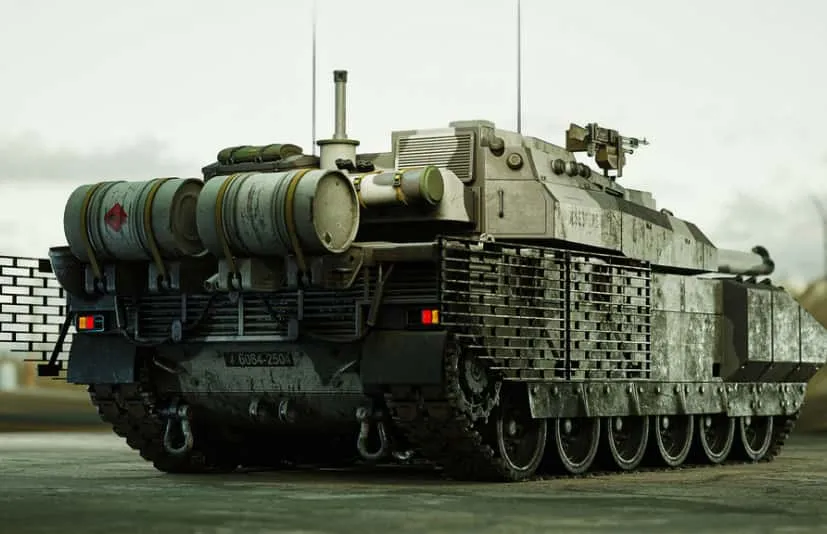 勒克莱尔 AMX56 – 高级坦克蓝图 Leclerc AMX56 – Advanced Tank Blueprint - CG3DA