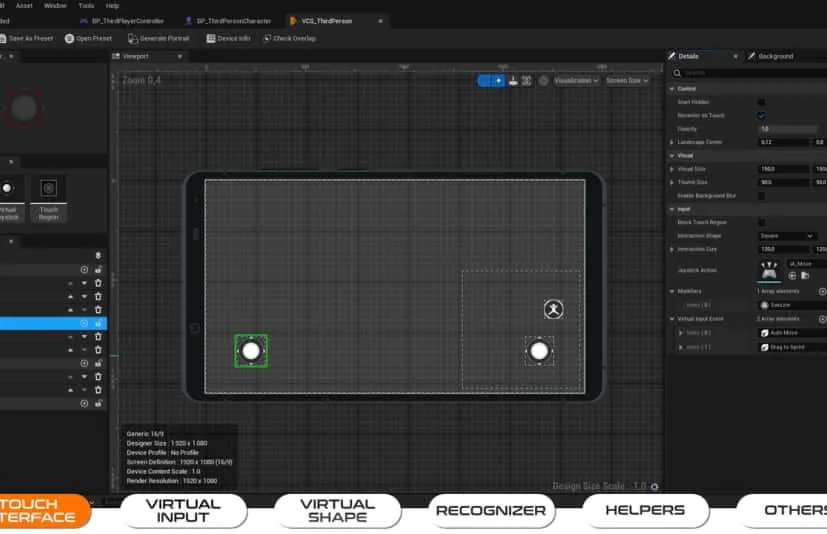 触摸界面设计插件-Touch Interface Designer - CG3DA