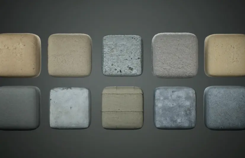 混凝土 04 - 扫描摄影测量材质 Concrete 04 - Scanned Photogrammetry Materials - CG3DA