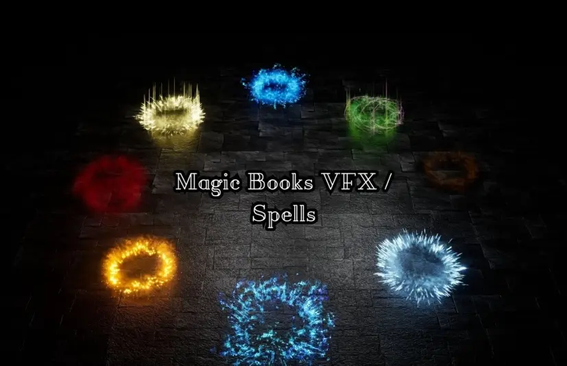 魔法书籍视觉特效 Magic Books VFX - CG3DA