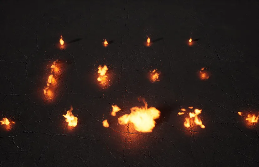 火焰火光特效VDB - Fire FX VDB - CG3DA