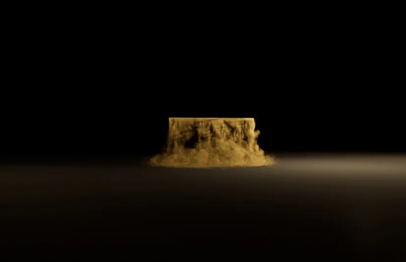 沙石流瀑布洪水特效 - Sand Waterfall 3D VDB Pack - CG3DA